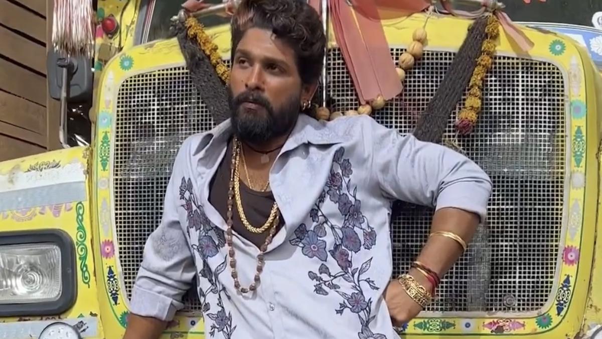 Allu Arjun offers a glimpse Of ‘Pushpa 2’, directed by Sukumar, on Instagram’s official account ...